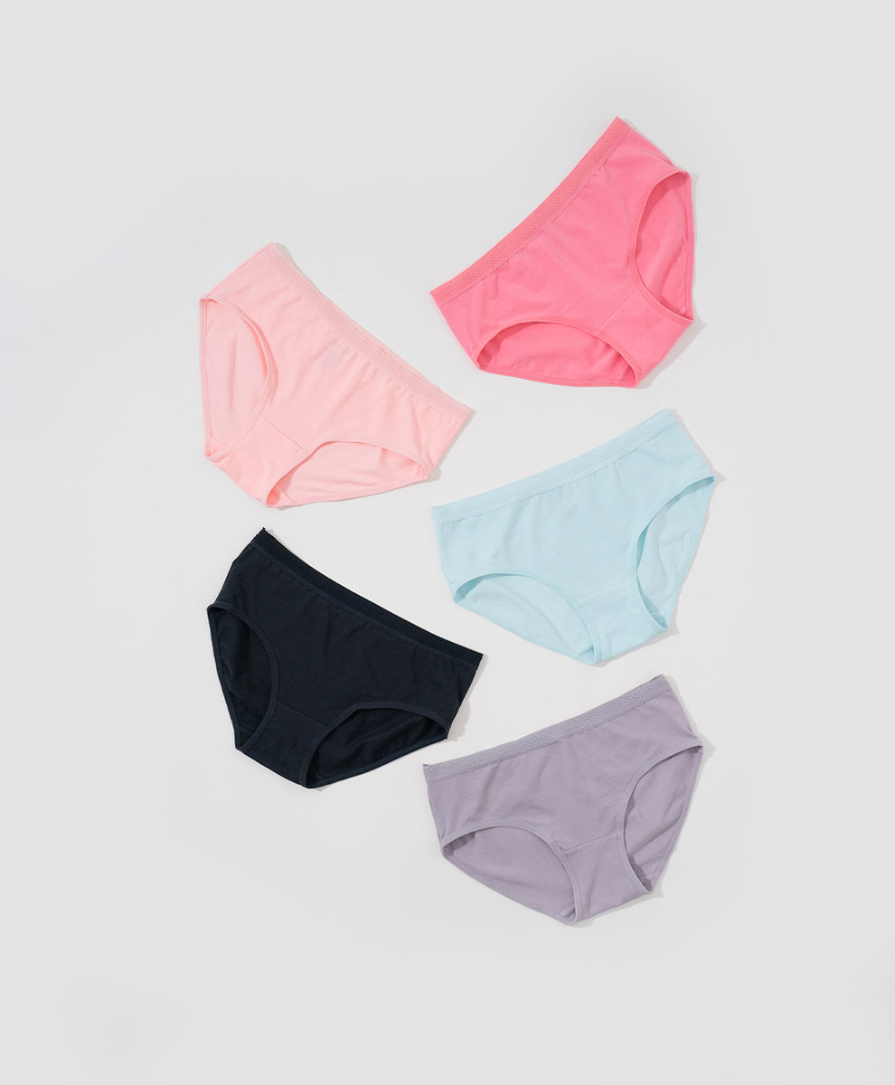 Candy Hearts 5pcs Low Waist Hipster Pack Panties – Young Hearts Sdn Bhd ...